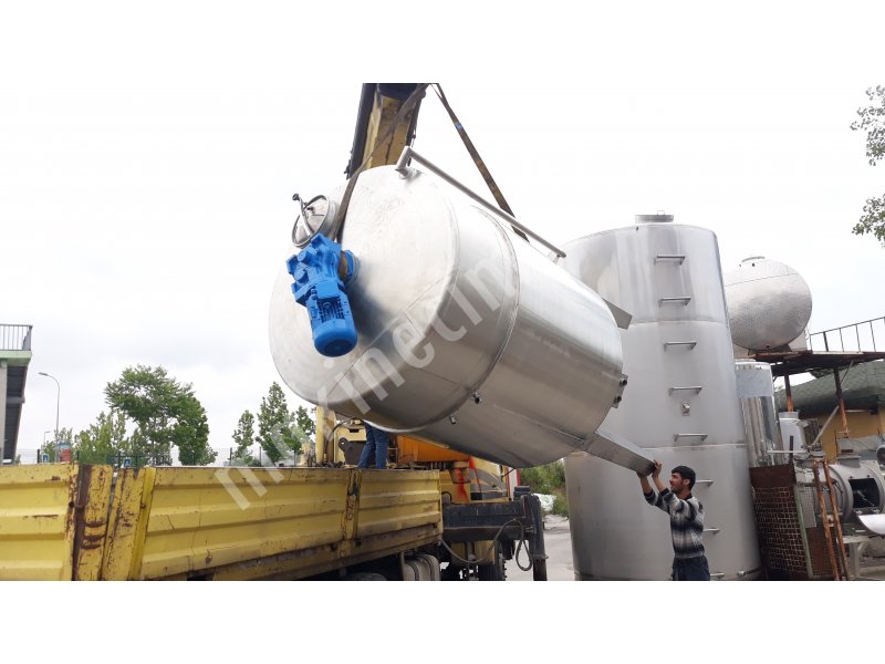 Stainless Heated Mixer And Mixer Boilers Chrome 5 Ton