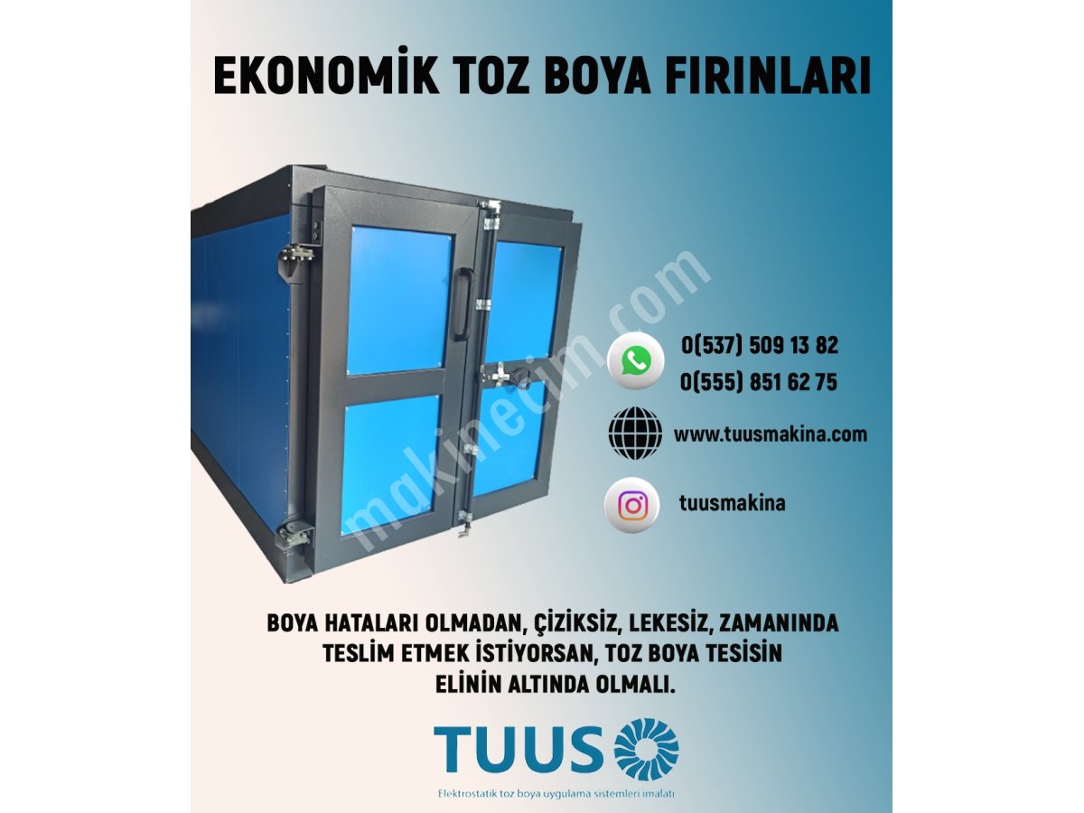 Box Tipi Toz Boya Fırını - Satılık