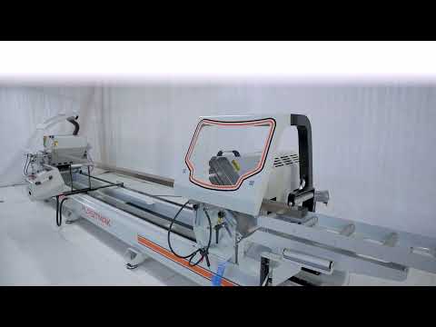 Full Otomatik Servo Motorlu Çift Köşe Alüminyum Pvc Kesim Makinası