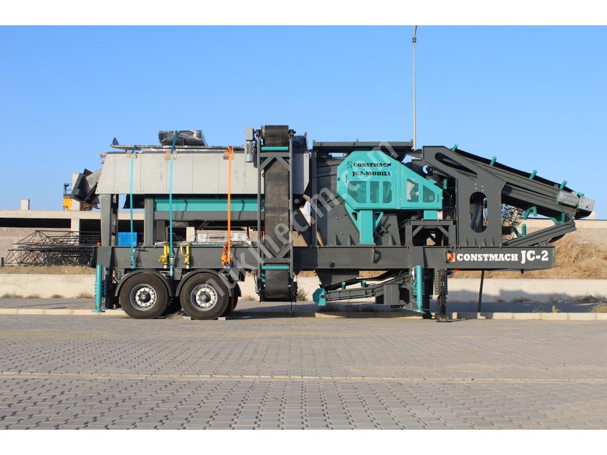 120-150 T/S Kapasiteli Mobil Çeneli Kırma Eleme Tesisi (Mobil Konkasör ...