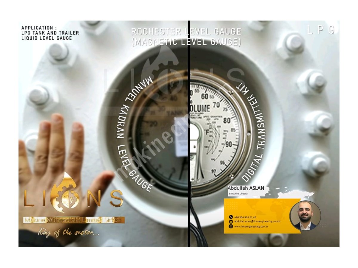 Lpg Tank Tanker Kamyon Seviye Göstergesi Rotogauge Rochester - Satılık