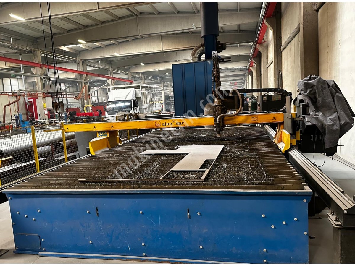 Ajan Cnc Plazma Kesim Makinası 260 Amper 6000Mmx3000Mm