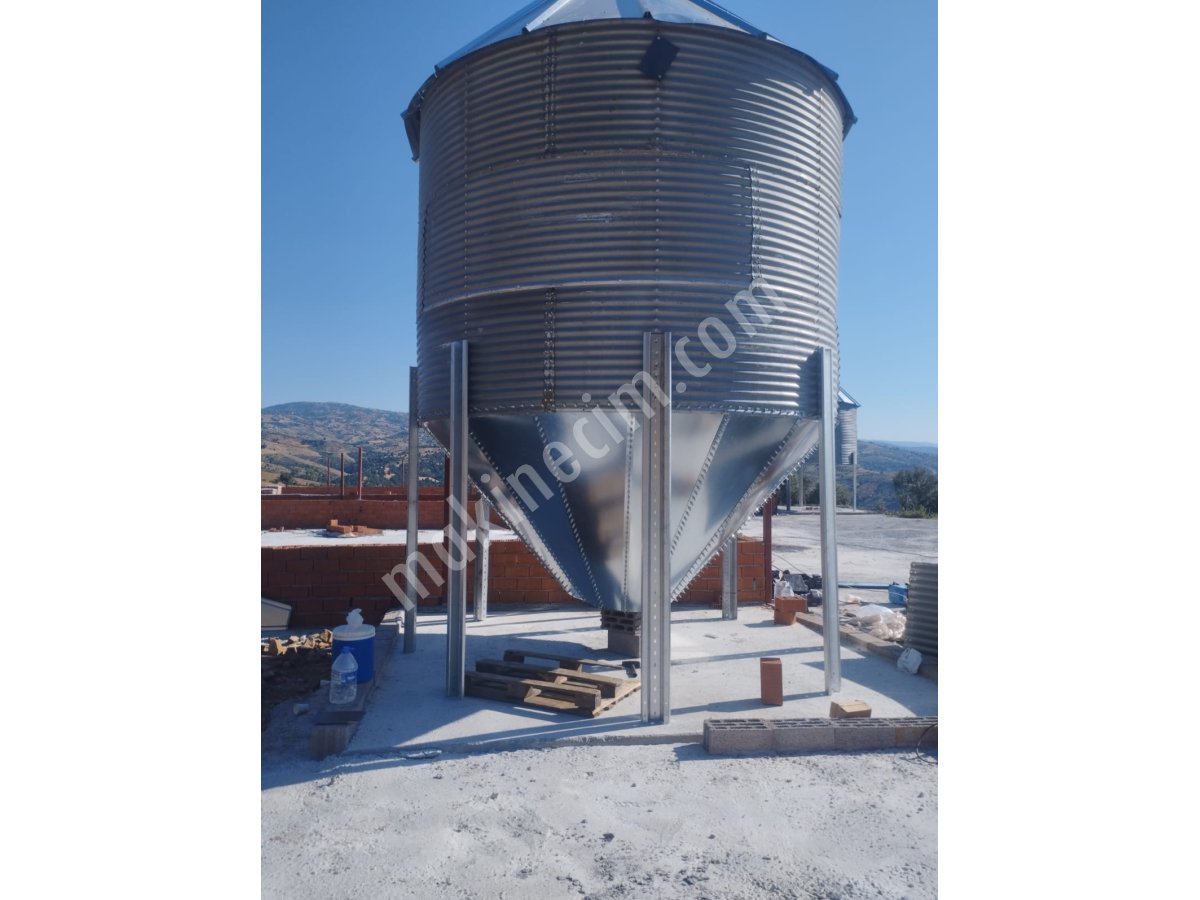 Silo, Conical Bottom 25, 50, 75, 100 Ton Silos