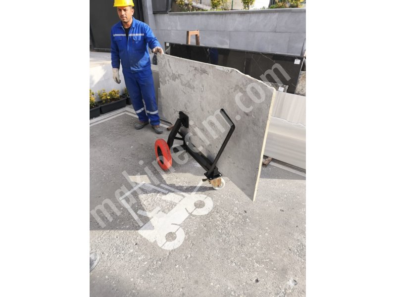 Marble Slab Transport Cart Dolly – Heavy Duty Stone Slab Moving Trolley ...